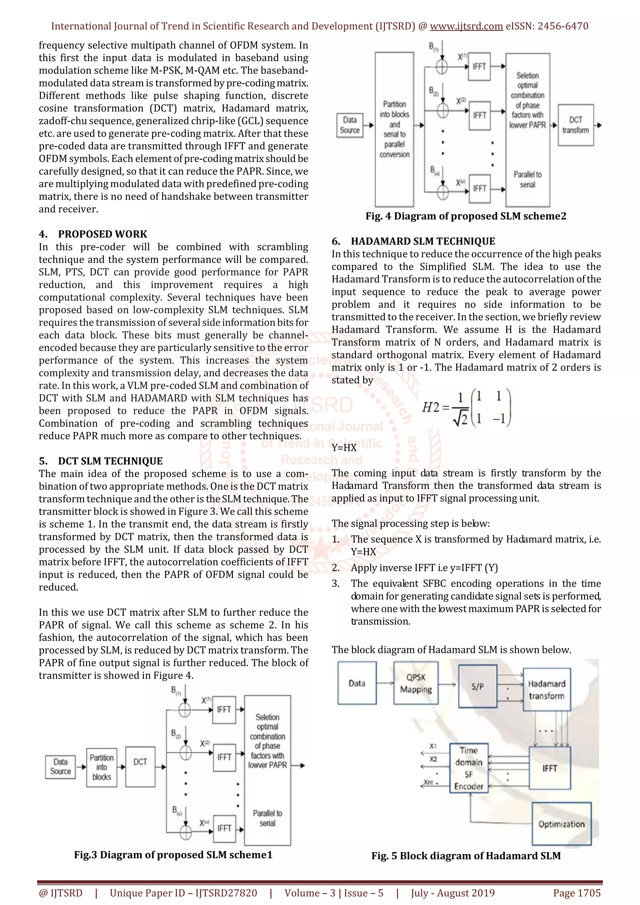 Papr Reduction In Ofdm Using New Hybrid Techniques Pdf