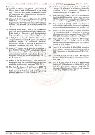 PAPR Reduction in OFDM using New Hybrid Techniques | PDF | Computer Networking | Computing