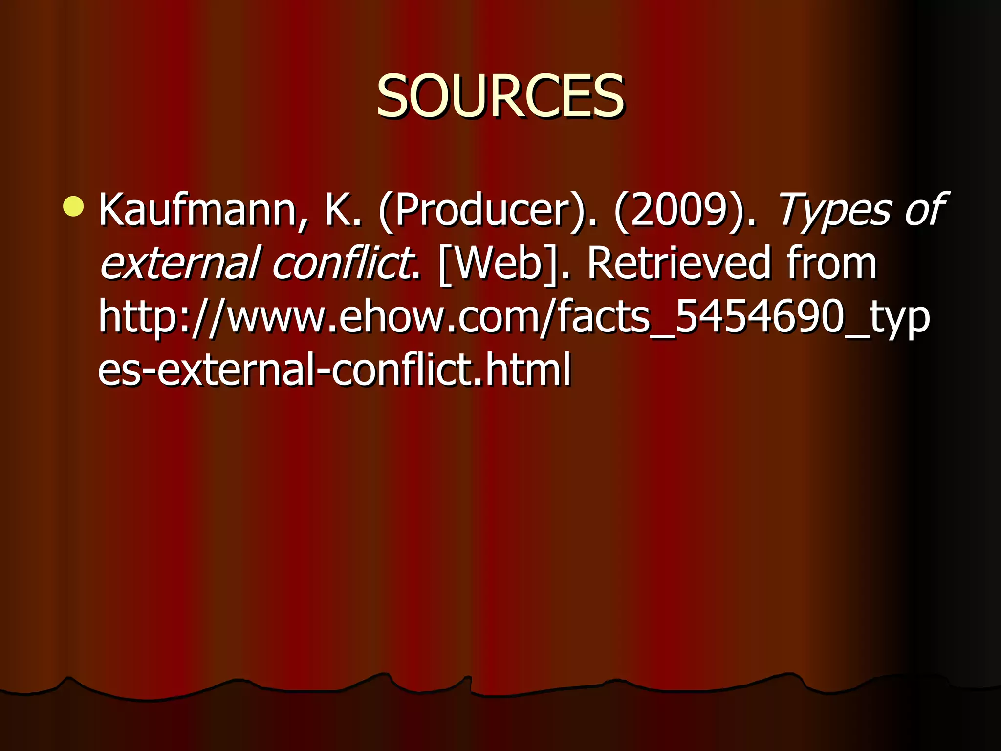 Literature Conflict | PPT