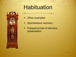 324 02 part 3 elicited behavior, habituation, sensitization | PPT ...