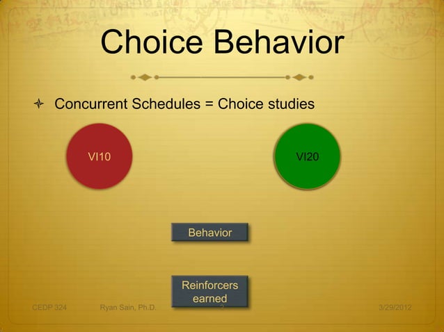 324 05 part 3 matching law | PPT
