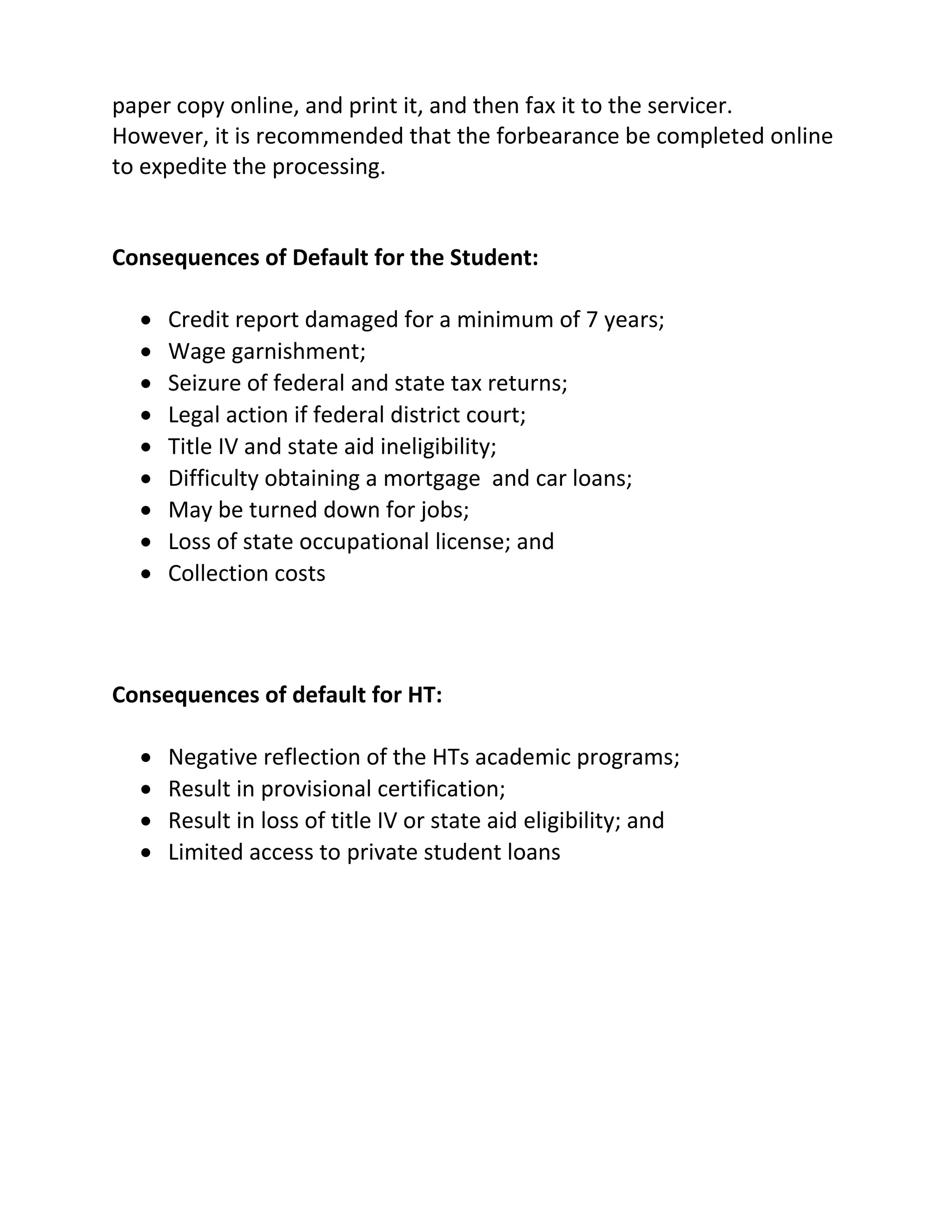 default prevention prcoessing manual | PDF