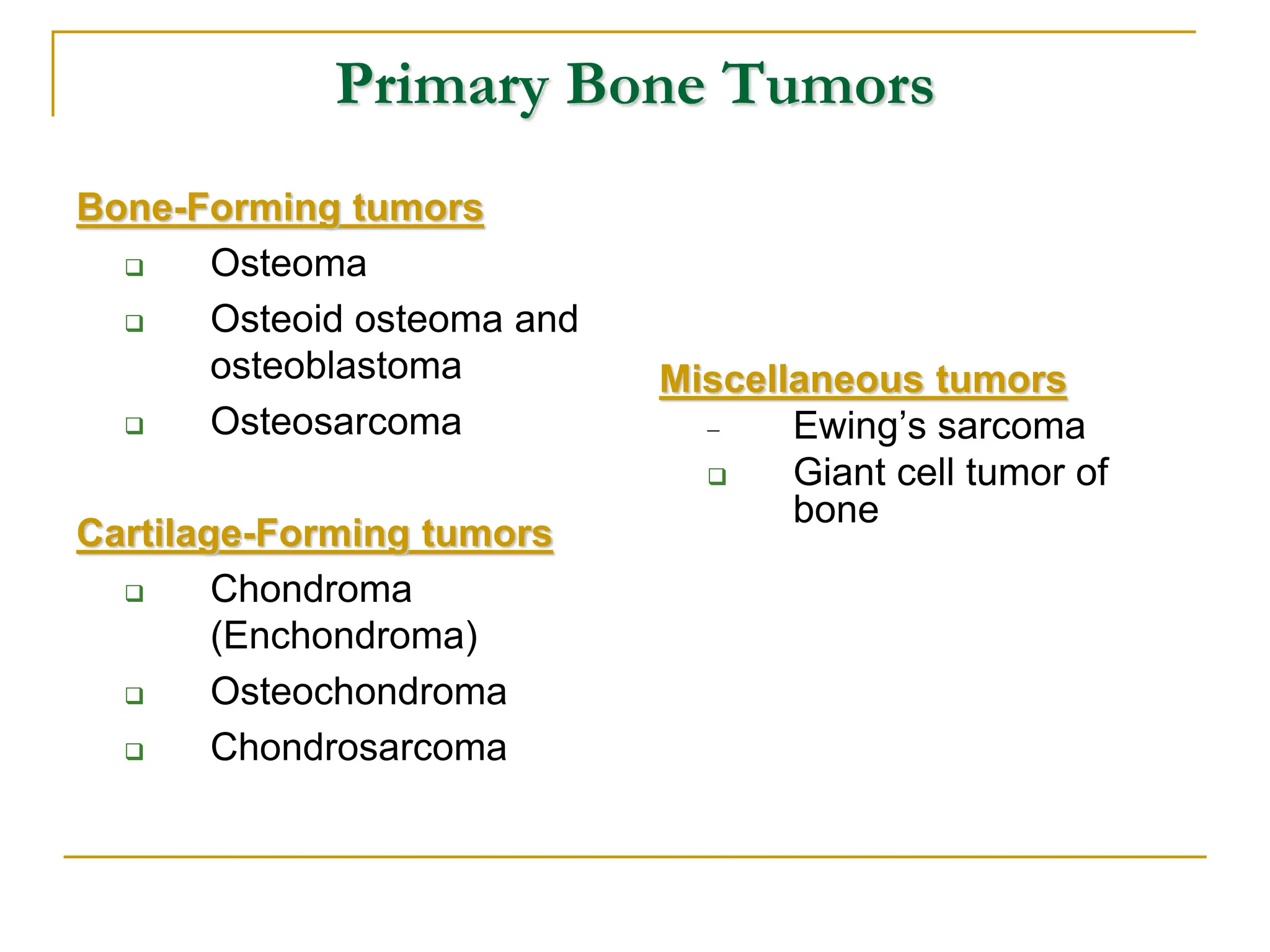 Bone Tumours presentation benign malignant.ppt