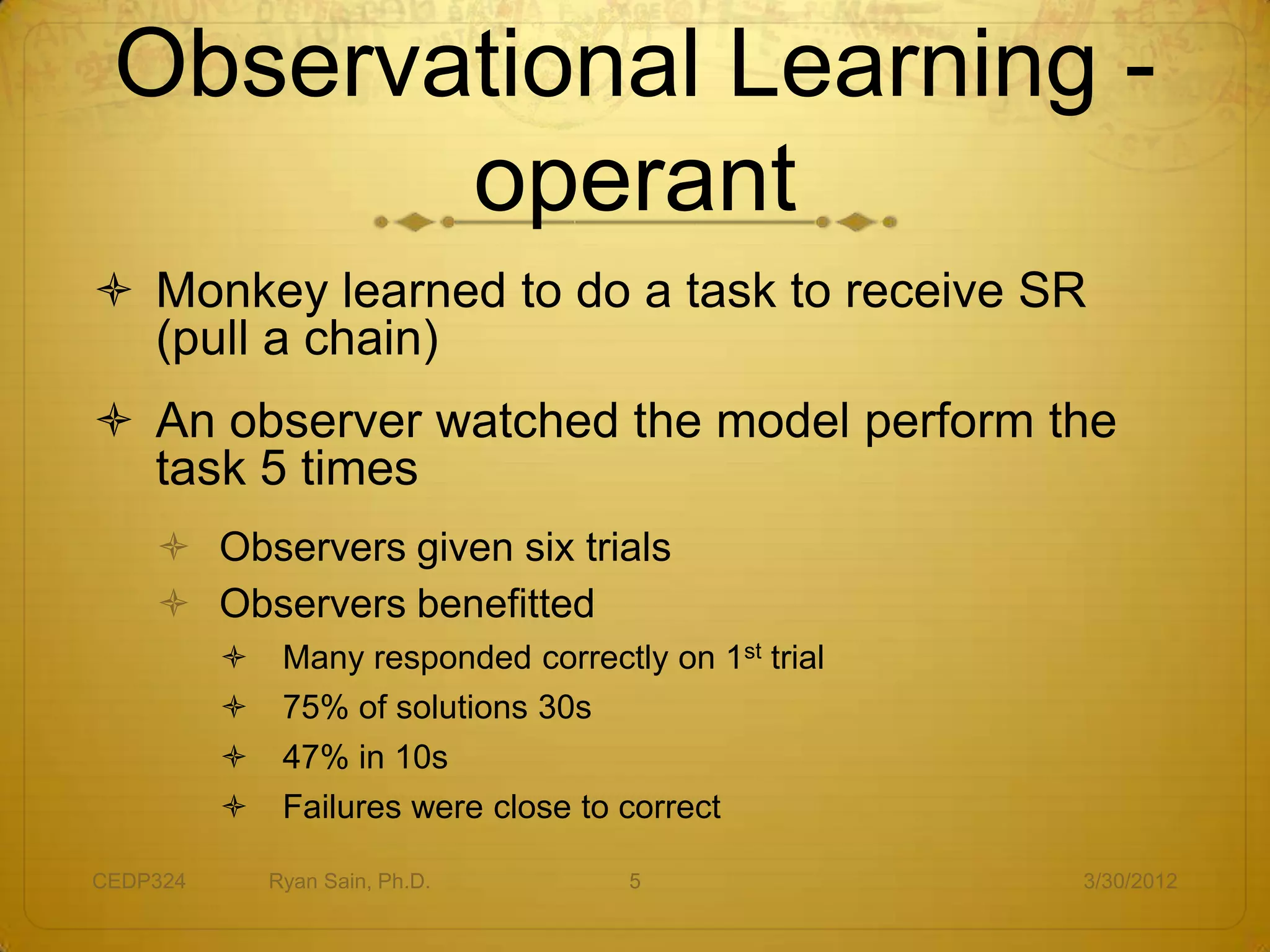 324 10 observational learning | PPTX | Reptiles | Pets