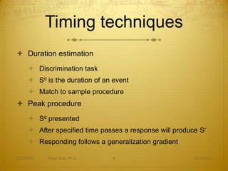 324 12 2 special topics timing | PPTX