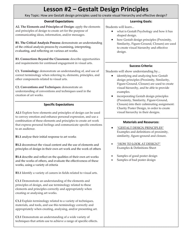 AWD3M1_Poster_Design_Lessons | PPT | Free Download