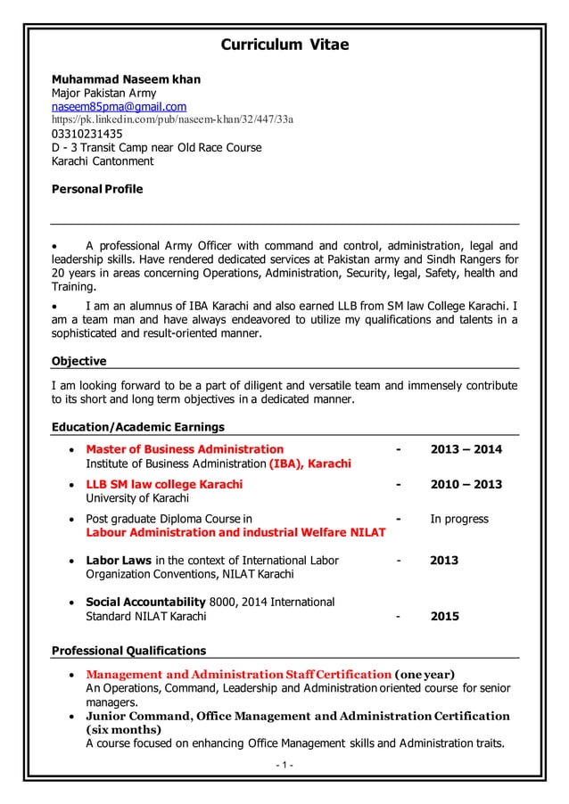 Detailed CV | DOCX