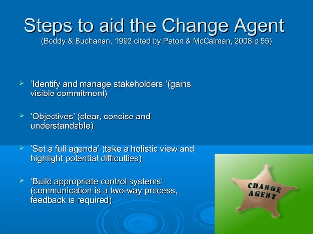 change agent | PPT