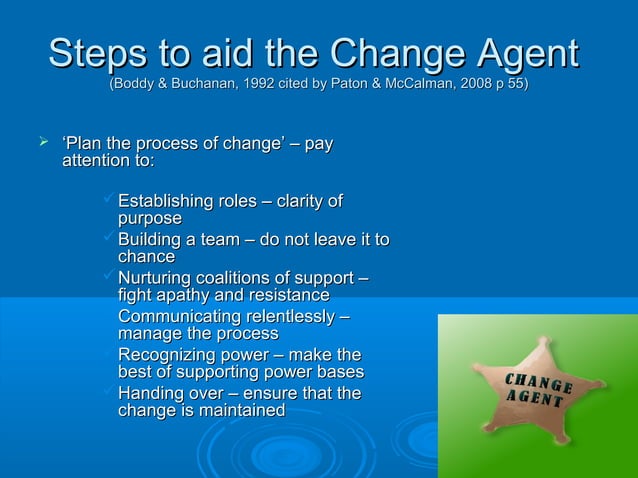 change agent | PPT