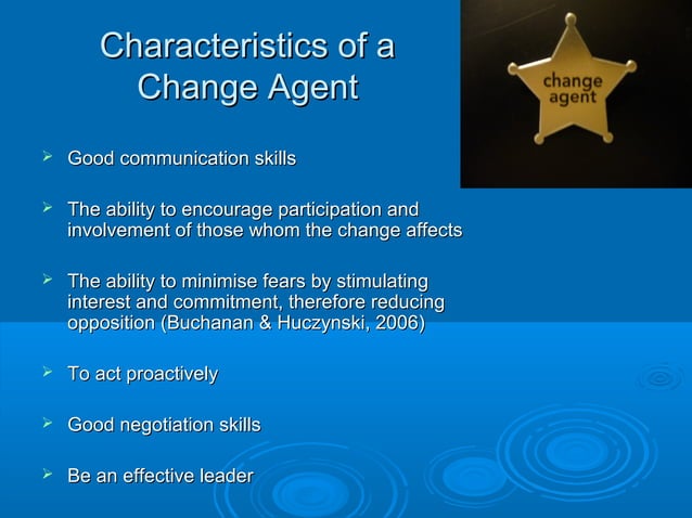 change agent | PPT
