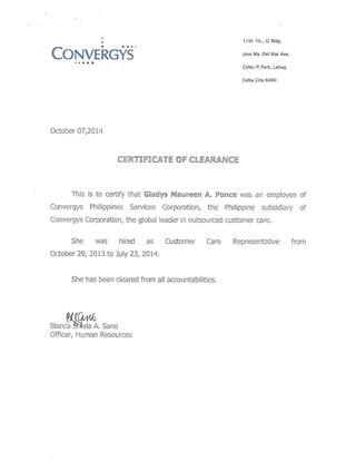 Convergys | PDF