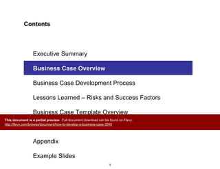 How to Develop a Business Case | PDF | Business Accounting & Finance ...
