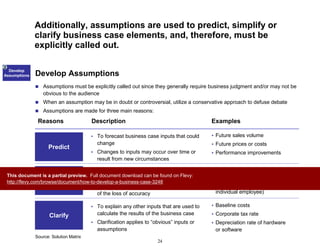 How to Develop a Business Case | PDF | Business Accounting & Finance ...