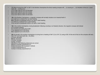 Compass JAA QUESTIONS | PPT