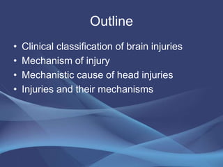 324 Biomechanical basis of TBI | PPTX