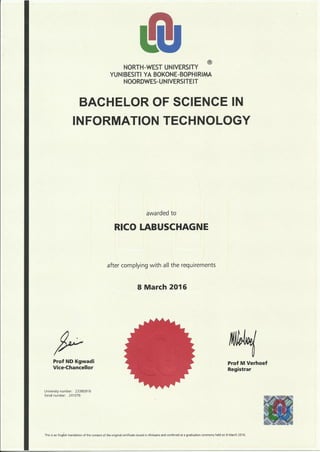 Proof of Degree | PDF