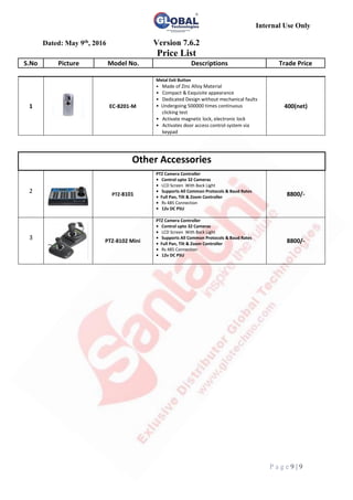 WO price list 7.6.2 version (1) | PDF