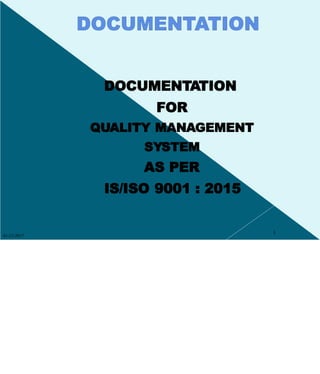 documentation requirements for quality management systems.pptx