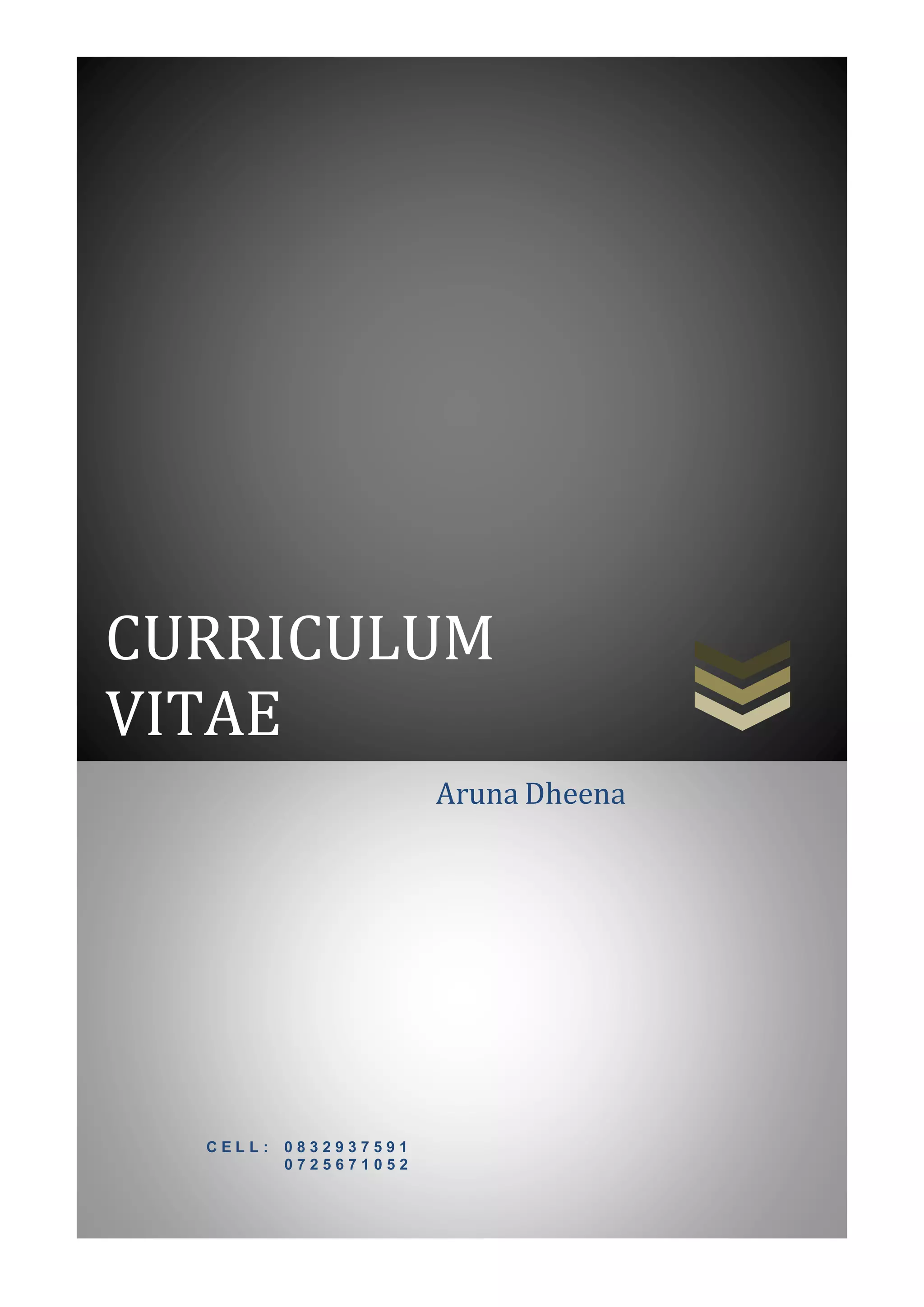 ARUNA CV | PDF