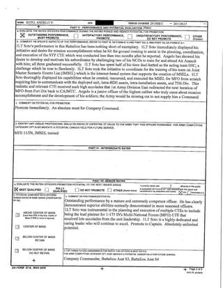 Officer Evaluation Report 1 | PDF