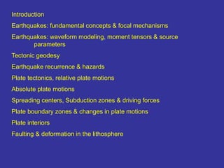 Tectonics, tectonophysics | PPT