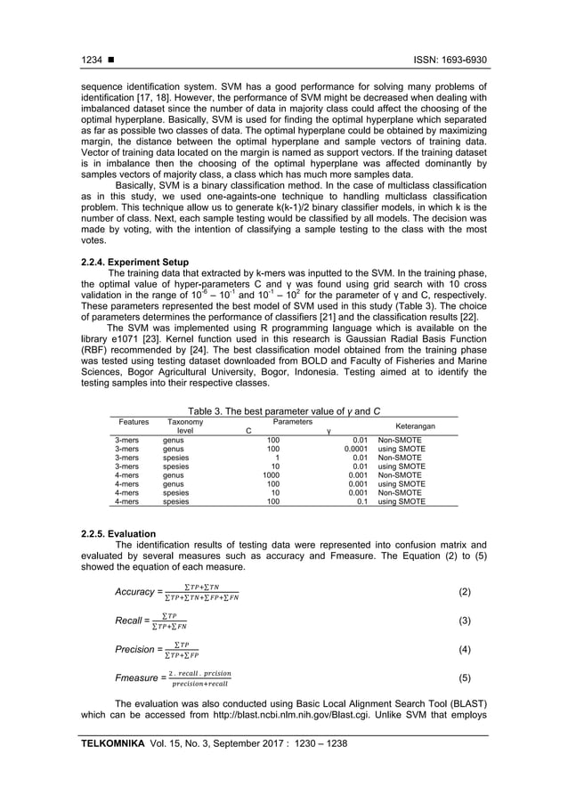 Improving DNA Barcode-based Fish Identification System on Imbalanced ...