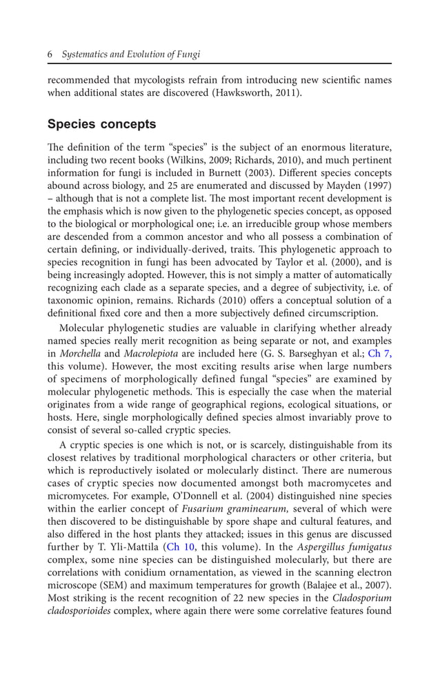 Systematics and evolution of fungi 1st ed Edition J K Misra | PDF