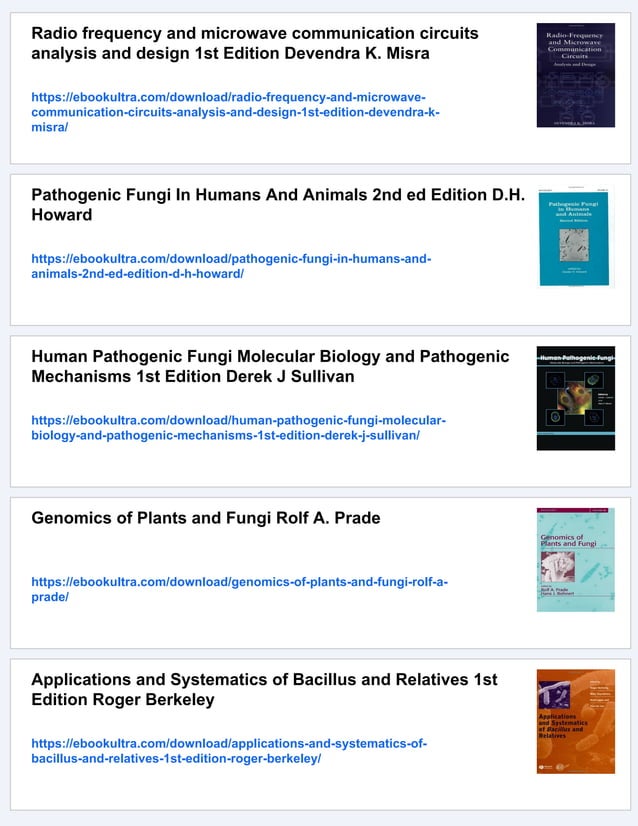 Systematics and evolution of fungi 1st ed Edition J K Misra | PDF