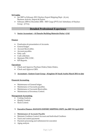 Sharafath's CV | DOC