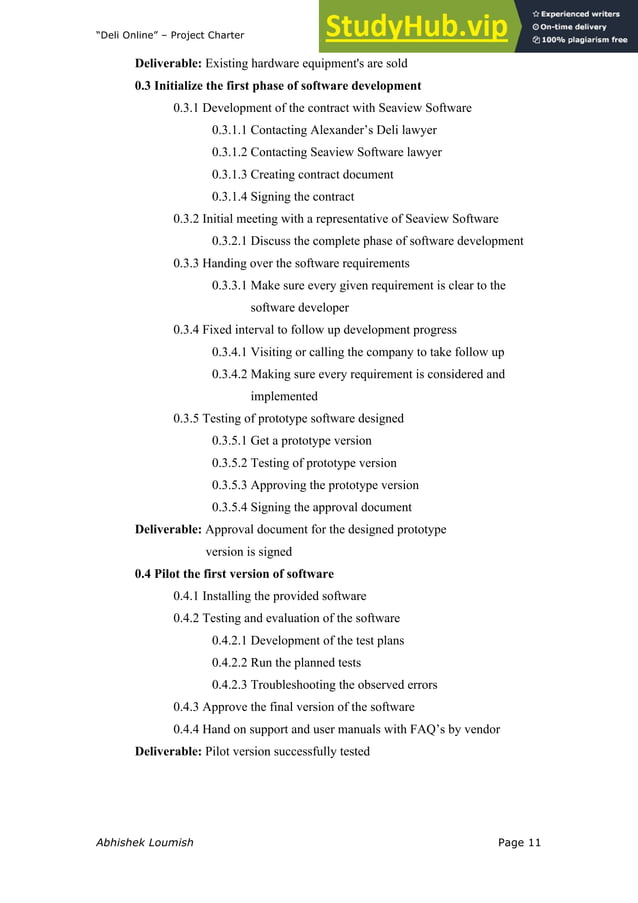 32541 Project Management Assignment 1.pdf | Business Operations | Business