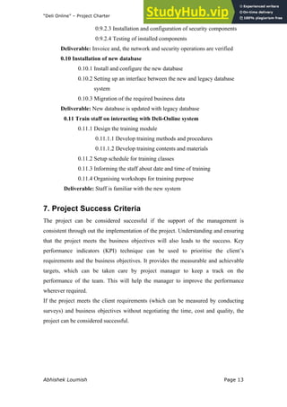 32541 Project Management Assignment 1.pdf | Business Operations | Business