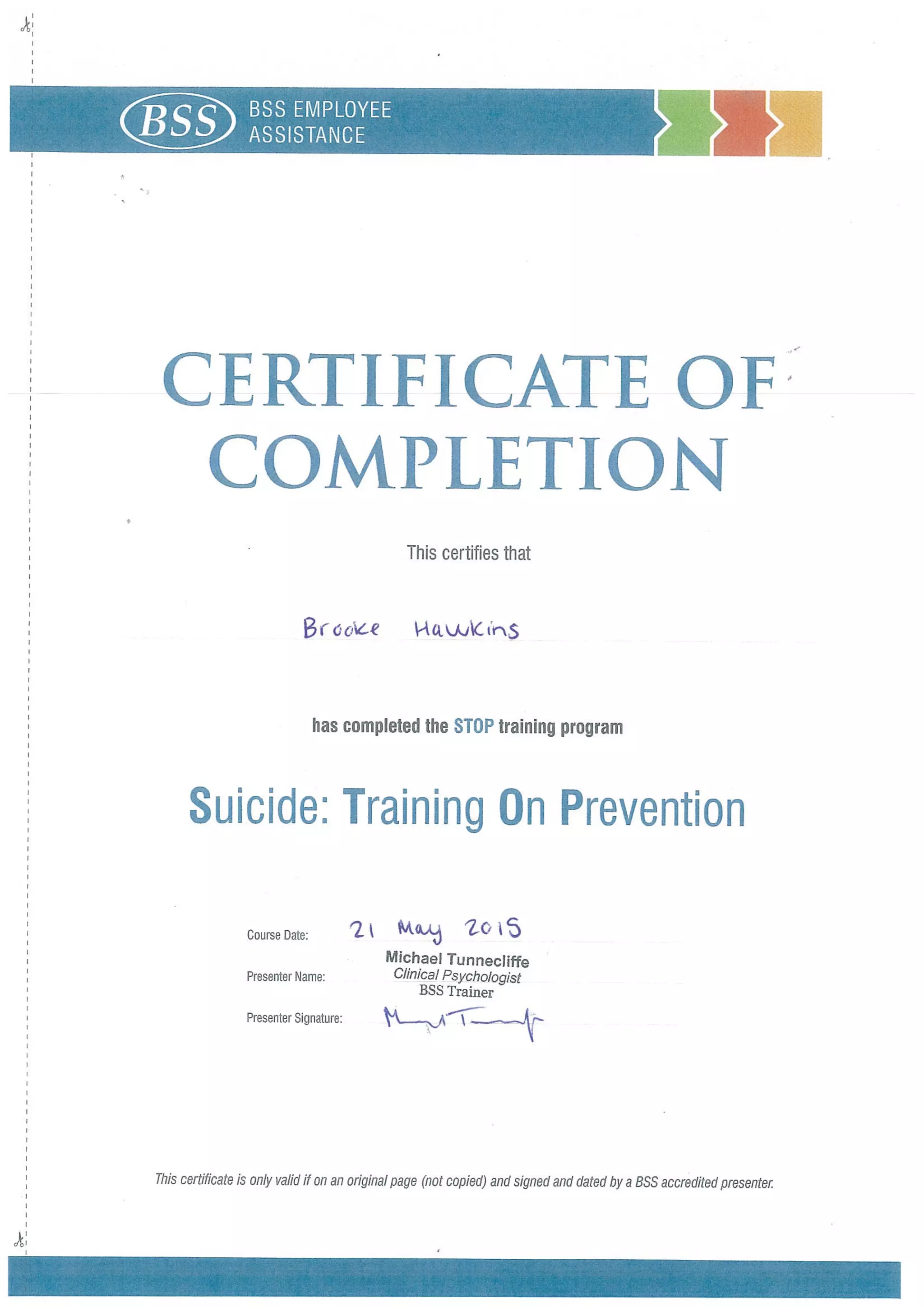 STOP Certificate | PDF | Free Download