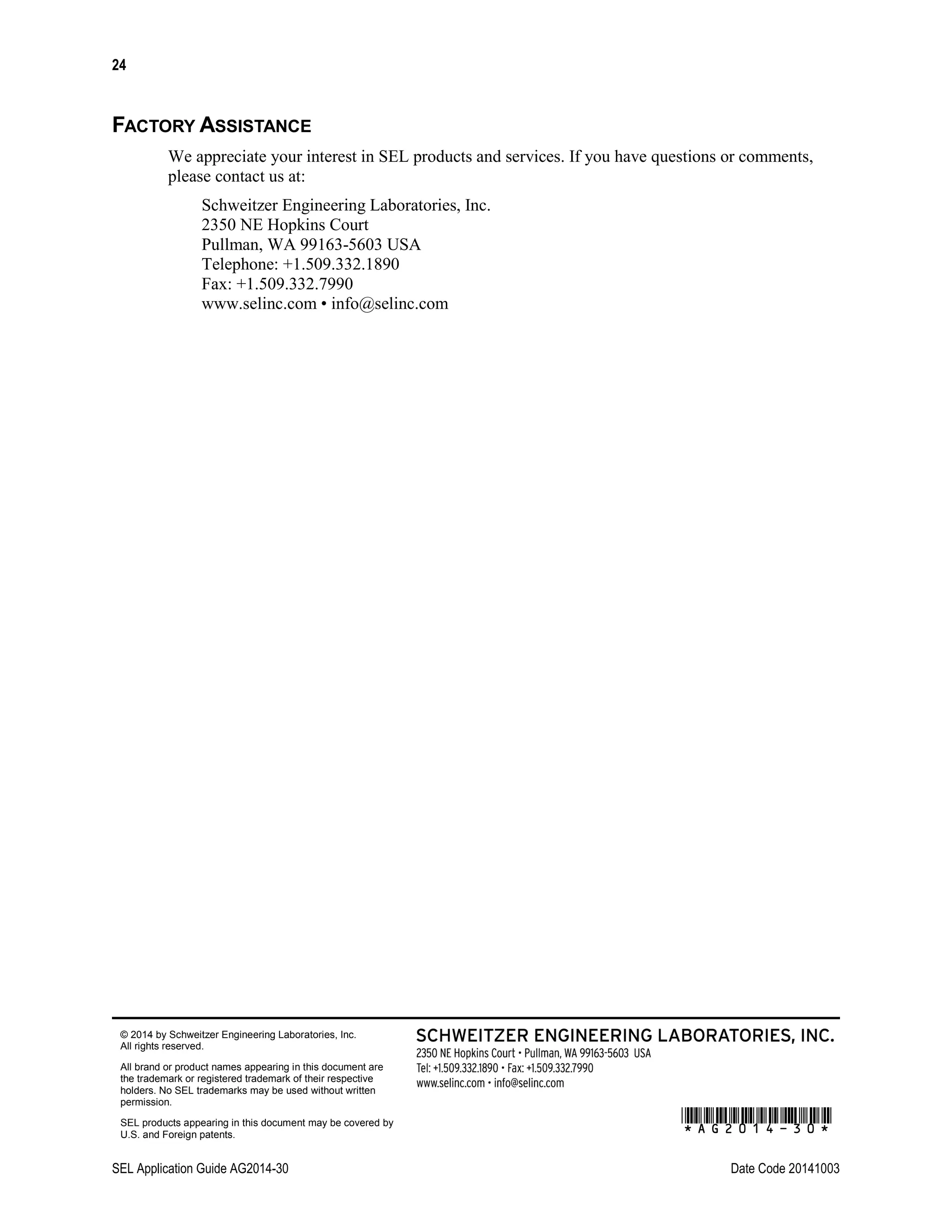 SEL Applicaiton Guide | PDF