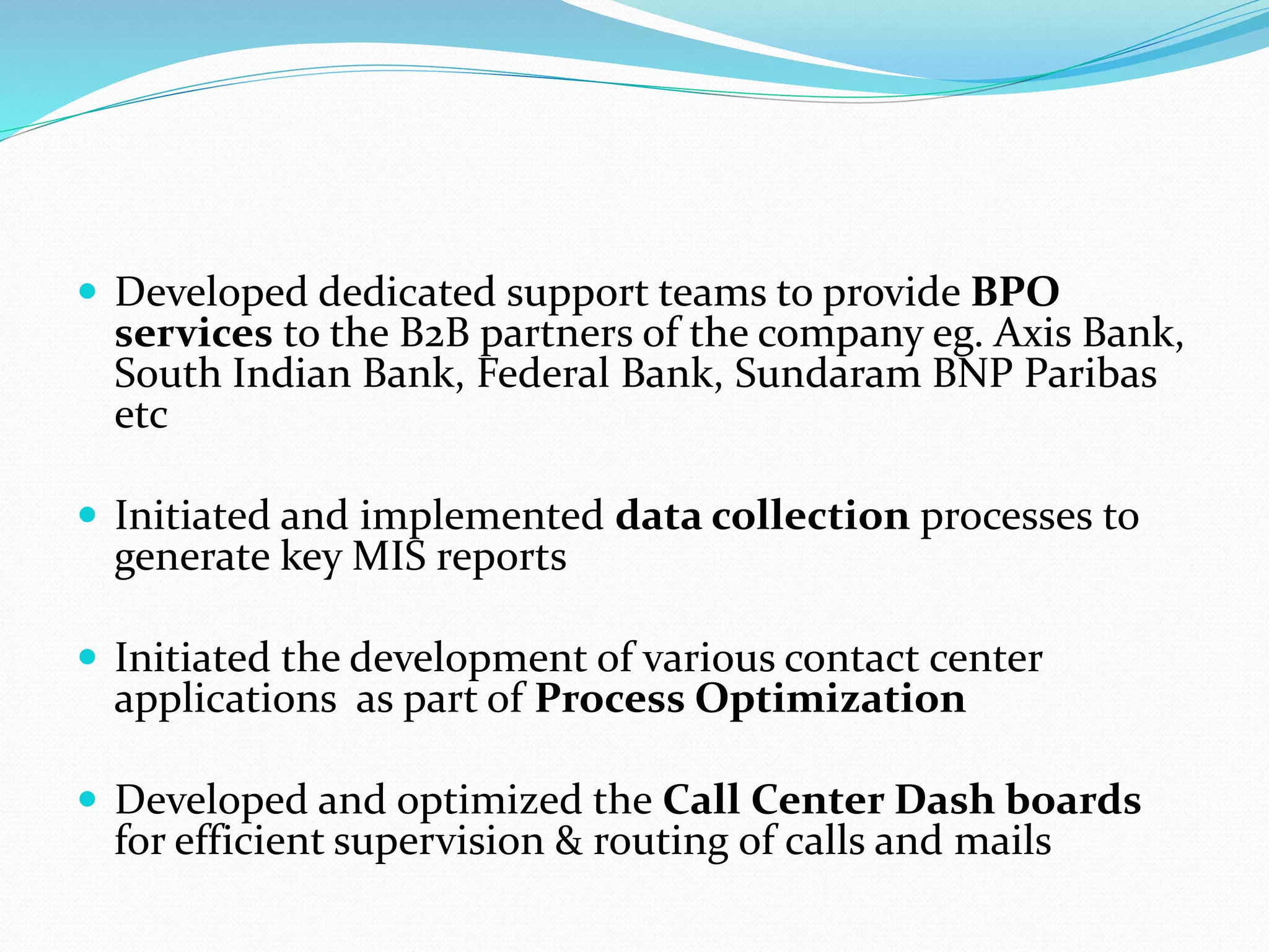 Major Achievements | PPT