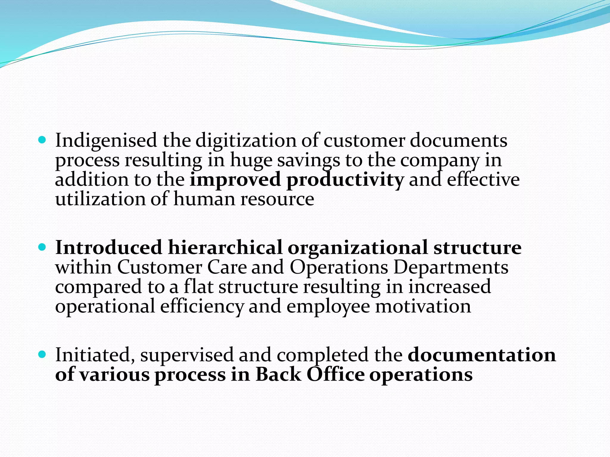 Major Achievements | PPT