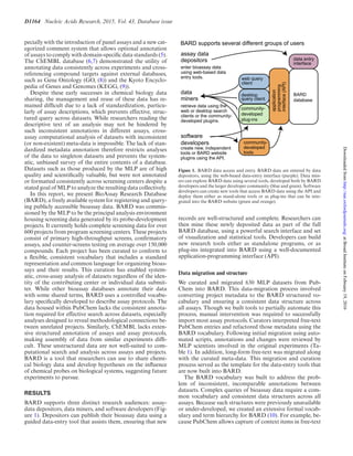 Howe et al. - 2015 - BioAssay Research Database (BARD) chemical biolog | PDF