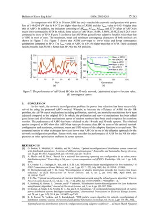 Optimal electric distribution network configuration using adaptive sunflower optimization | PDF