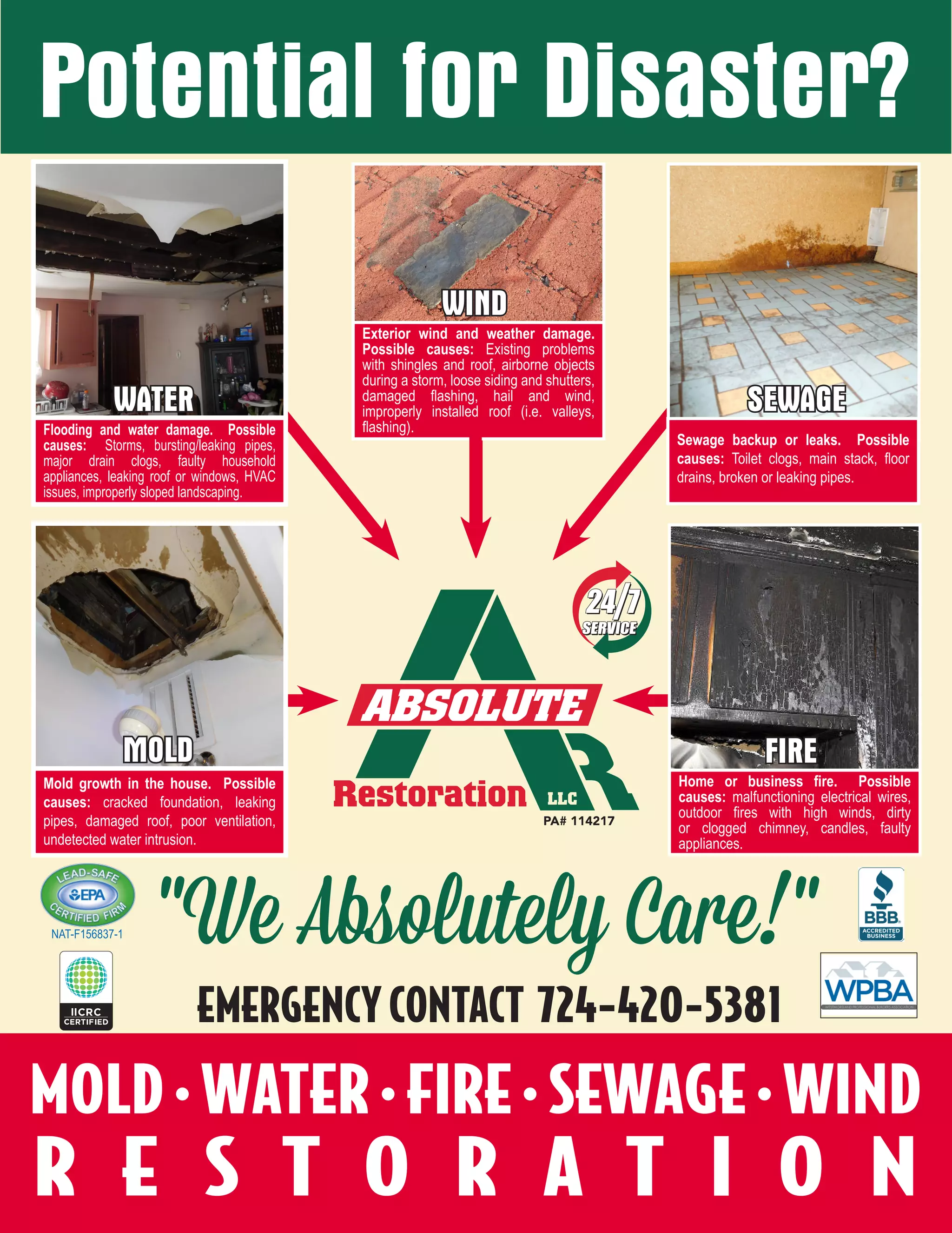 Potential for Disaster Flyer April 2016 | PDF