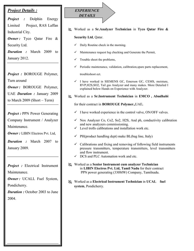 senthilkumar resume 2016 | PDF