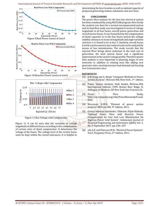 Power Flow Analysis for Four Buses System by NR Method | PDF