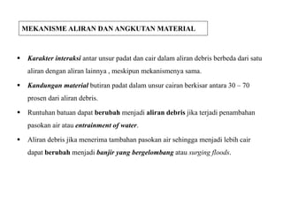326106200 aliran-debris-dan-lahar | PPTX