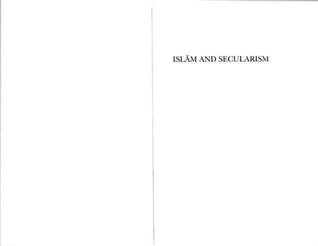 Islam and Secularism | PDF