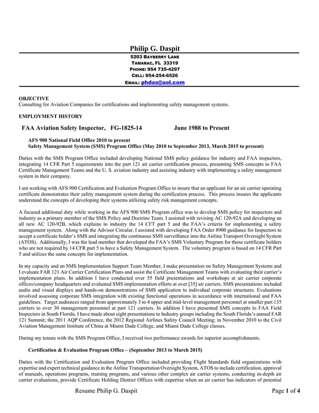 Philip Daspit Resume 12-22-2015 | PDF