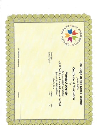 San Diego unified school district course as a Para Educator | PDF