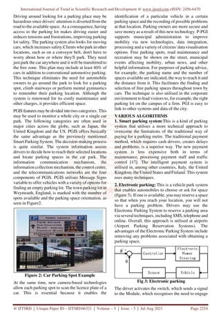 An Overview of Parking Slot Detection Techniques | PDF