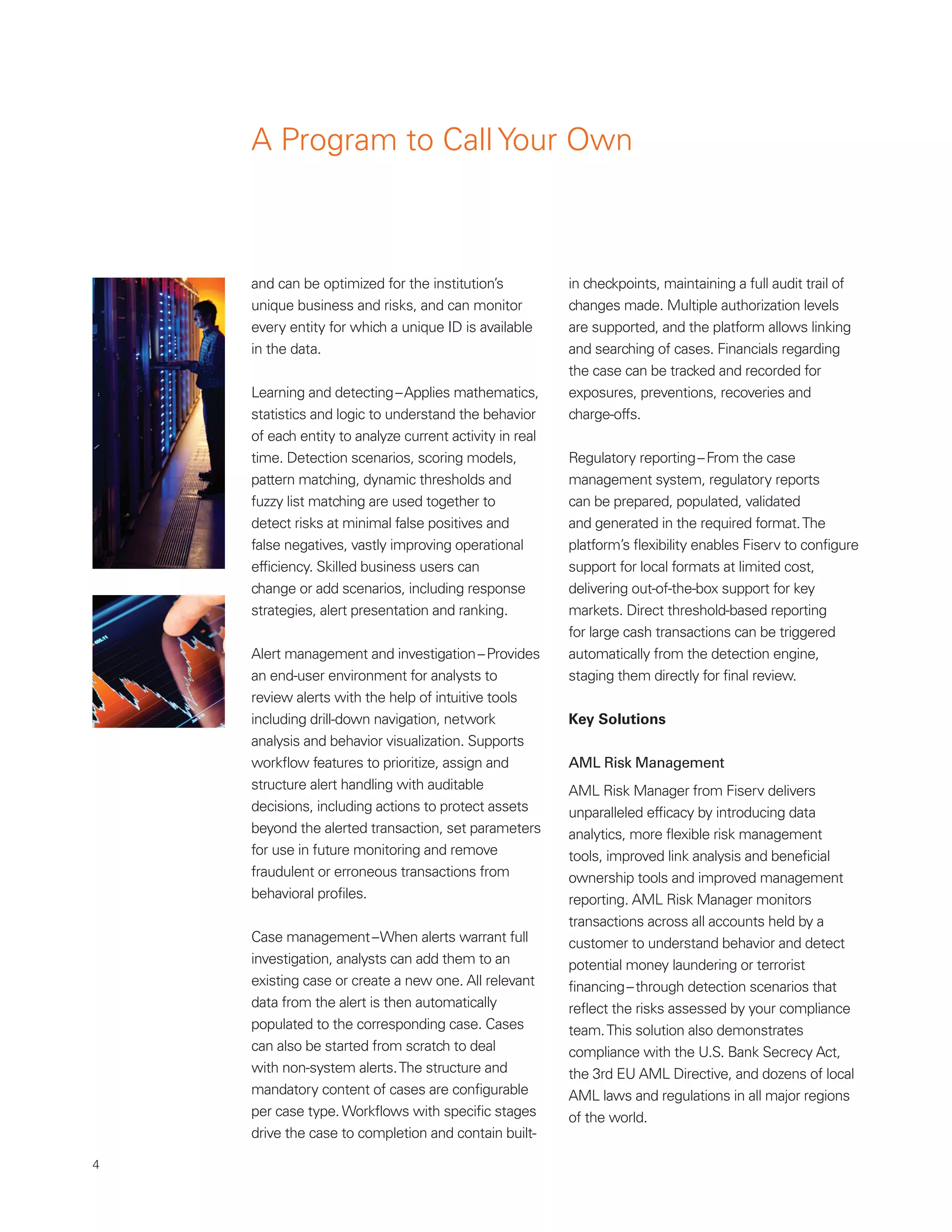 Fiserv FCRM Platform Brochure | PDF