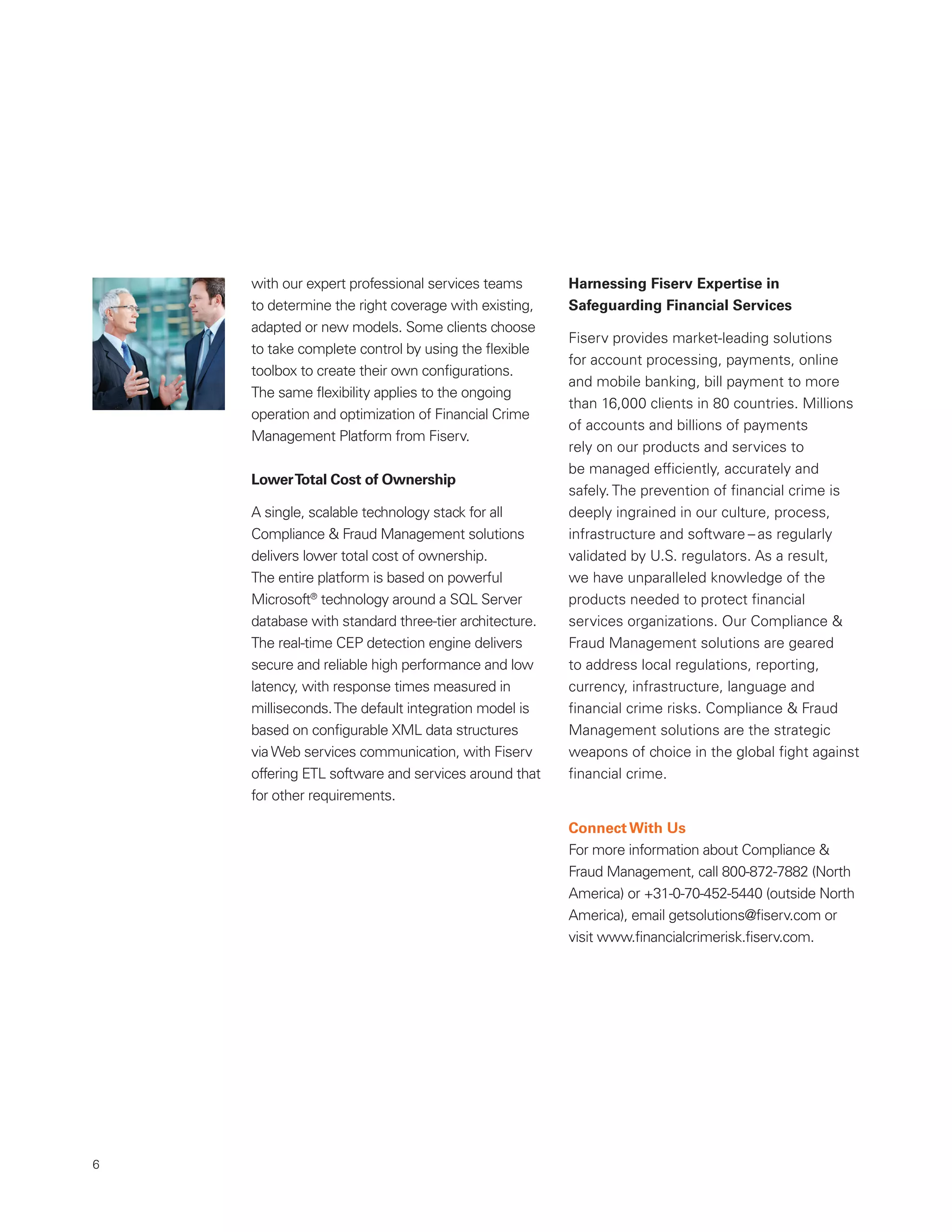 Fiserv FCRM Platform Brochure | PDF