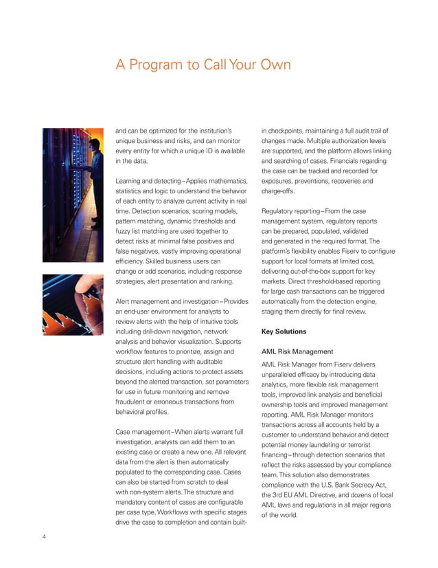 Fiserv FCRM Platform Brochure | PDF | Internet | Computing