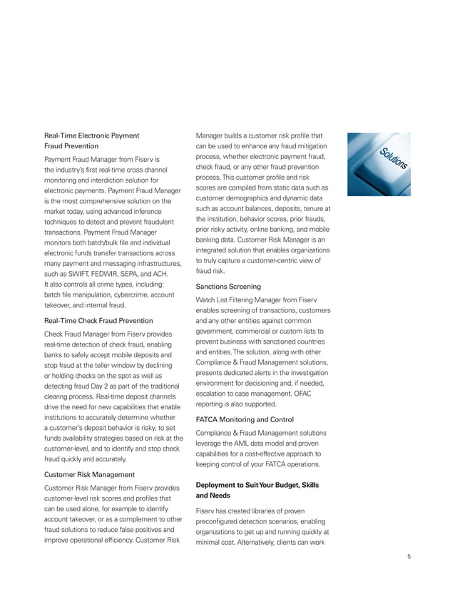 Fiserv FCRM Platform Brochure | PDF | Internet | Computing