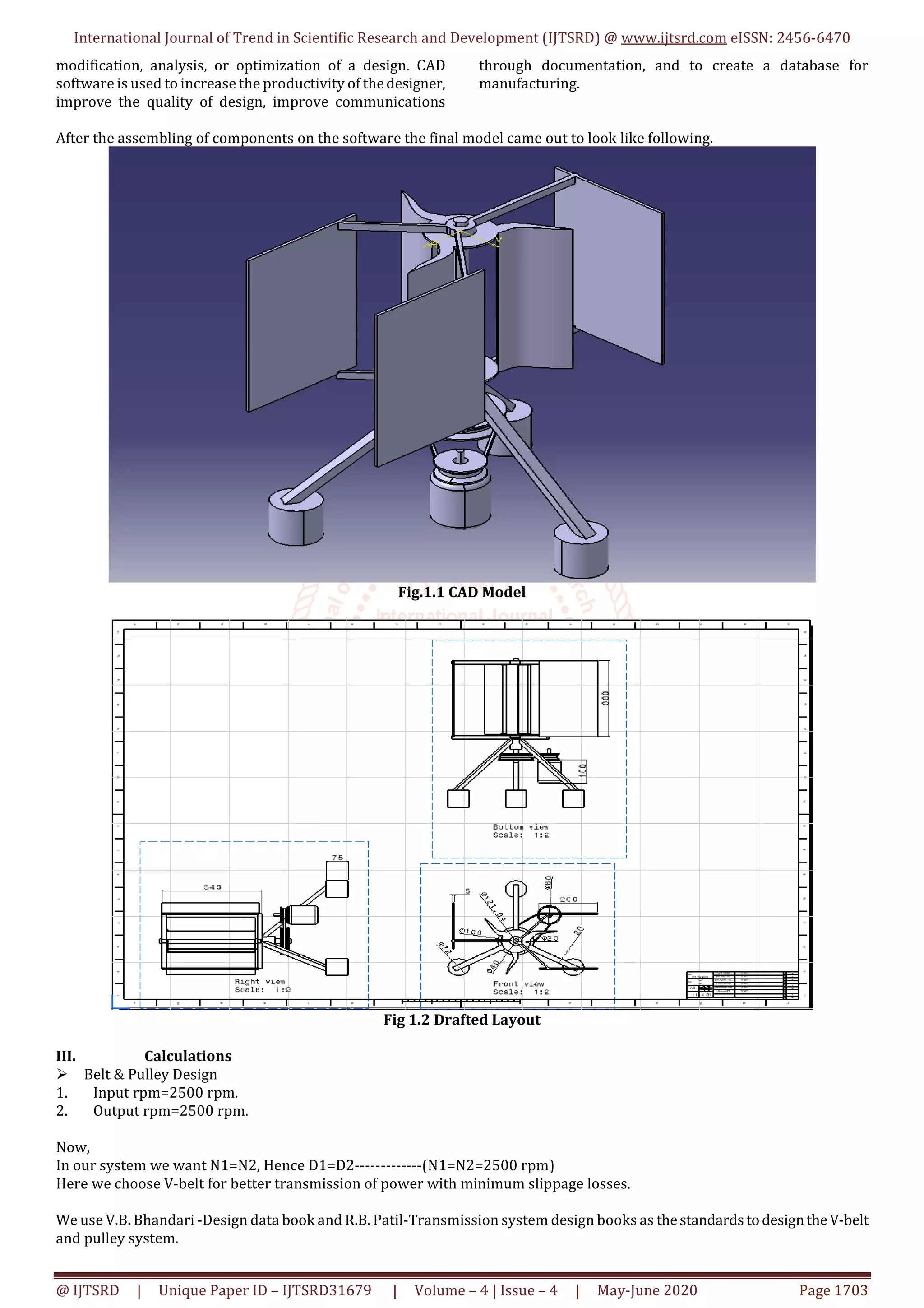 Design and Manufacturing of Vertical Axis Wind Turbine for Power ...